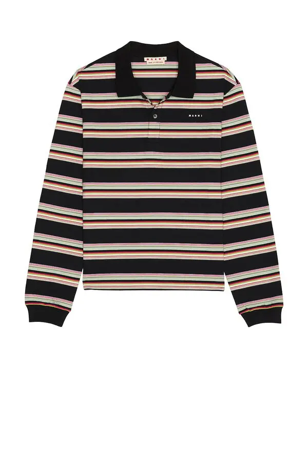 Marni Polo Neck Shirt In Multi