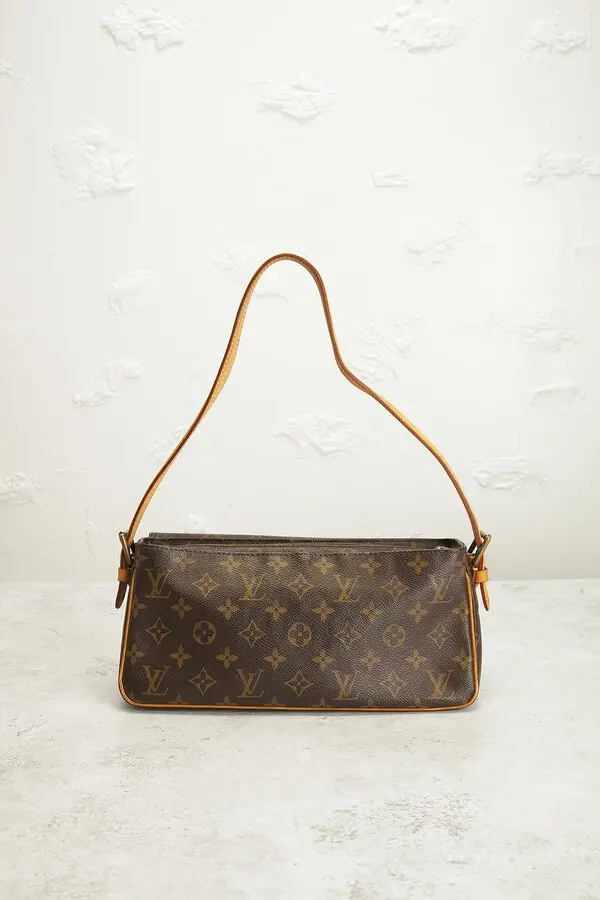 LOUIS VUITTON Monogram Canvas Shoulder Bag - Brown
