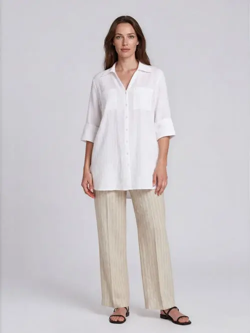 MASAI COPENHAGEN Mairara Button-front Long Shirt