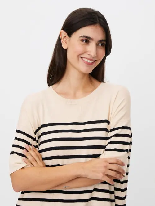 MASAI COPENHAGEN Striped Relaxed Knit Dress