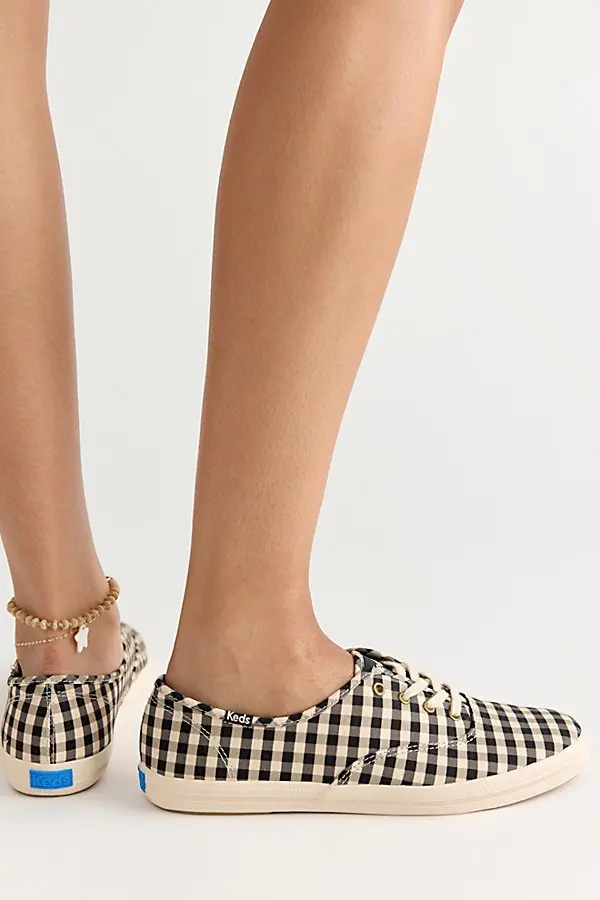 KEDS Champion Buffalo Plaid Lace-up Sneakers