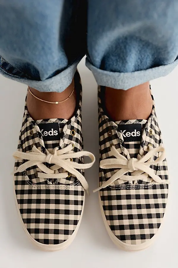 KEDS Champion Buffalo Plaid Sneakers