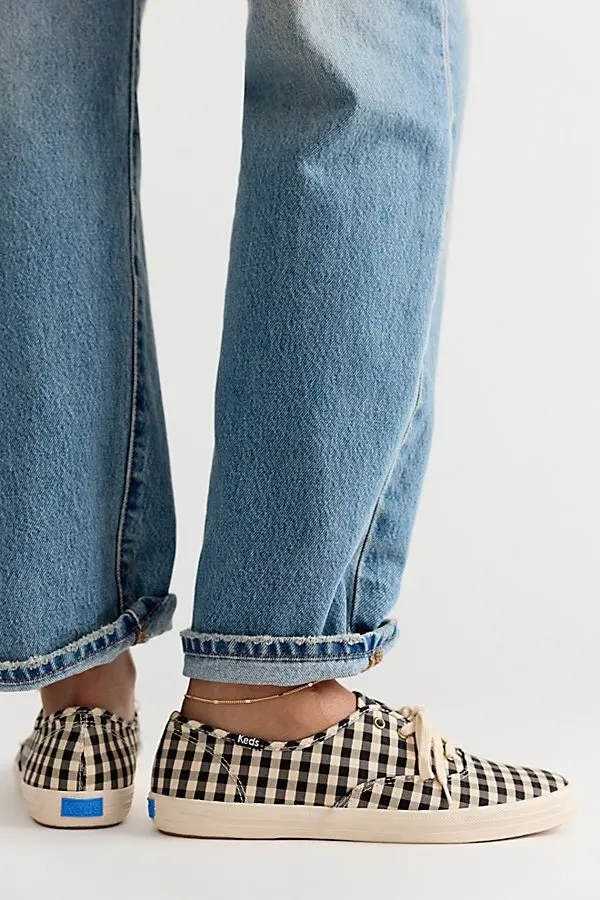 KEDS Champion Buffalo Plaid Sneakers
