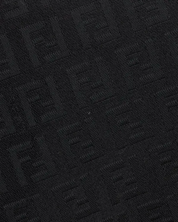 FWRD RENEW Fendi Zucchino Tote Bag - Black