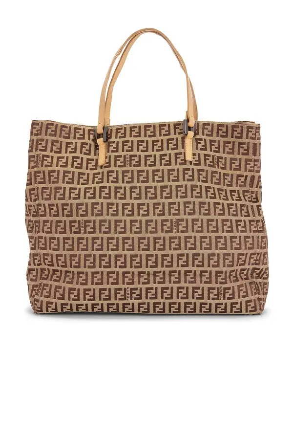Fendi Zucchino Tote Bag - Neutral