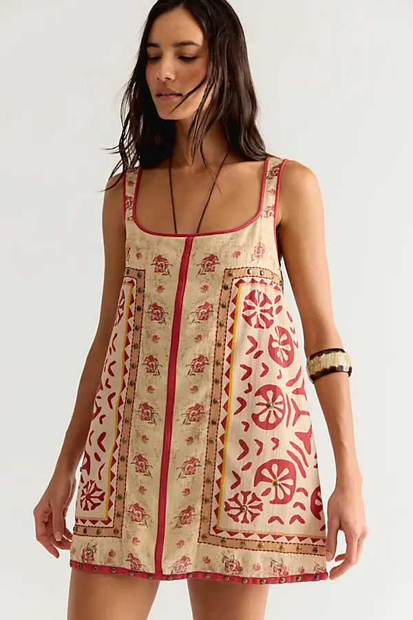 Free People Fleur Mini Shift Dress