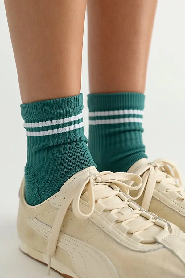 Stance Quarter-length Performance Golf Socks - Teal