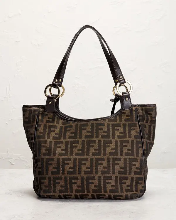 FWRD RENEW Fendi Zucca Chef Tote Bag
