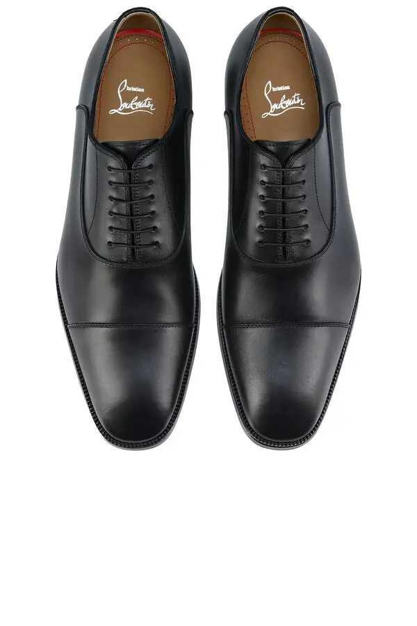 CHRISTIAN LOUBOUTIN Greggory Flat Oxford - Black