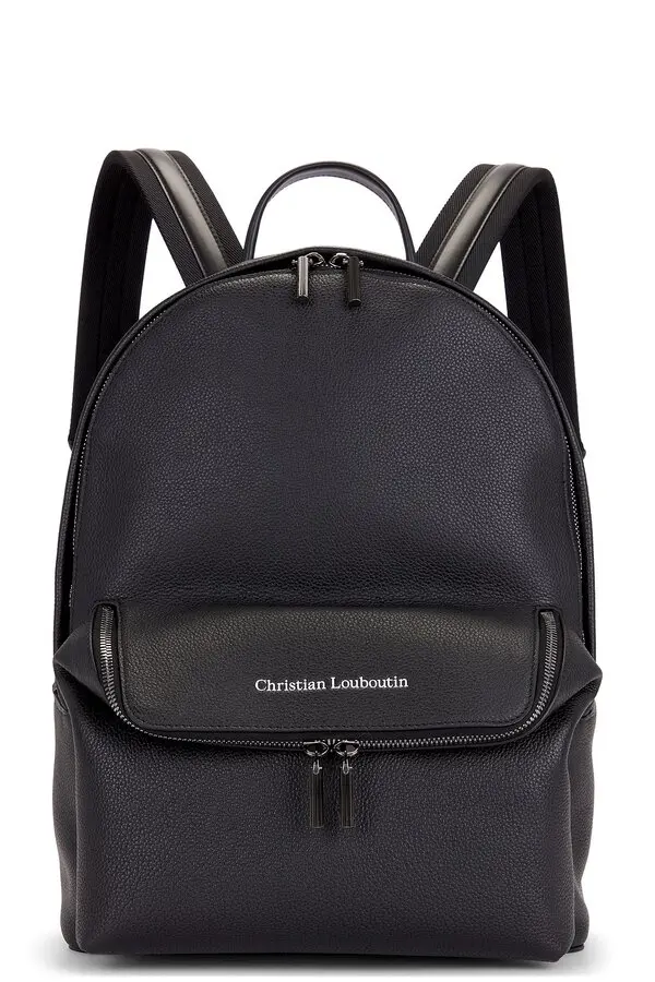 CHRISTIAN LOUBOUTIN Backpack Calf Empire - Black