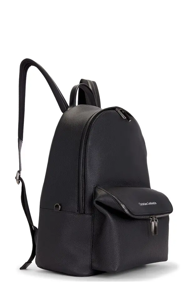 CHRISTIAN LOUBOUTIN Nostalgic Backpack Calf Empire - Black