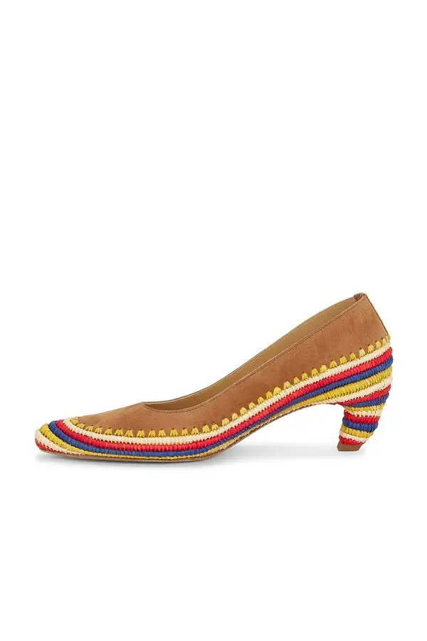 Gabriela Hearst Peggy Heel - Camel Multi