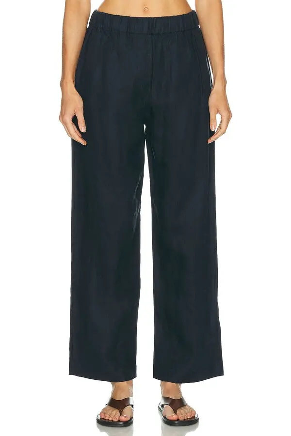 Jenni Kayne Logan Linen Pant - Navy