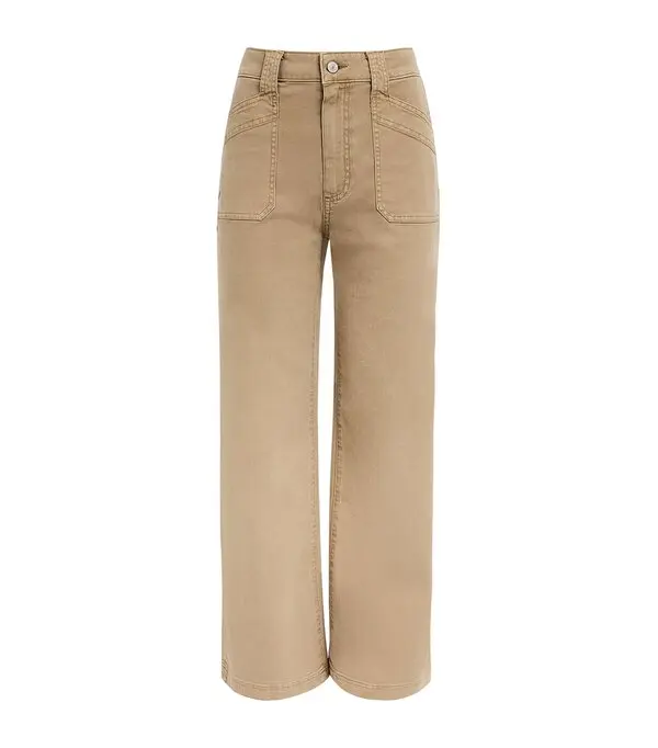 Paige Ari Bootcut Jeans - Beige
