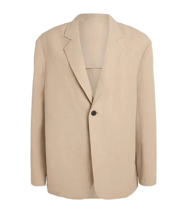Studio Nicholson Linen-wool Single-breasted Blazer