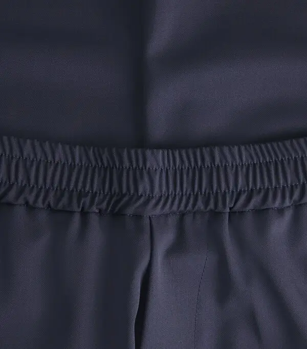 Barena Venezia Wool-blend Drawstring Straight Trousers
