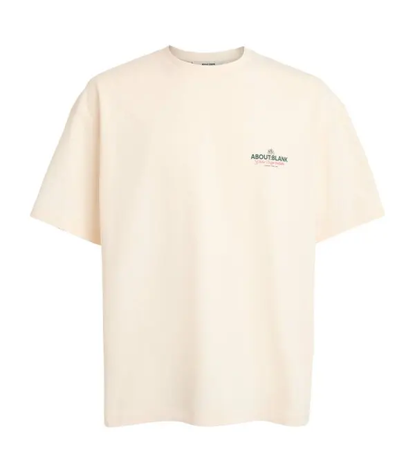 ABOUT:BLANK Cotton Logo Oversized T-shirt - Ivory
