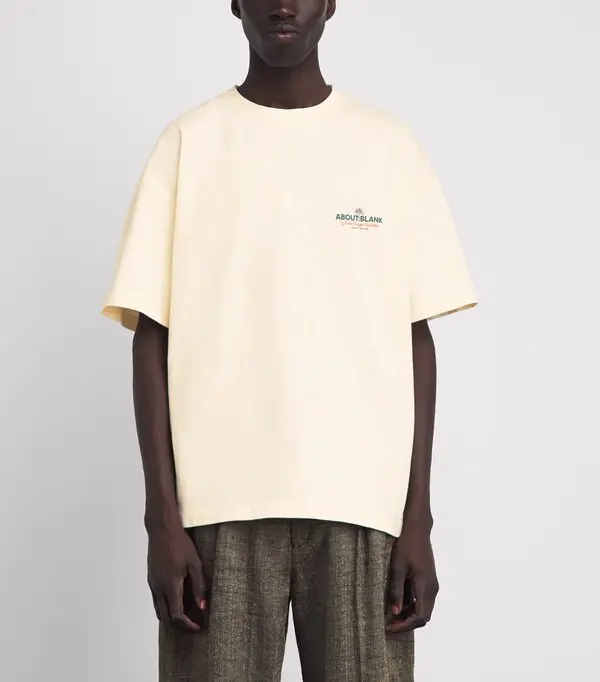 ABOUT:BLANK Cotton Logo Oversized T-shirt