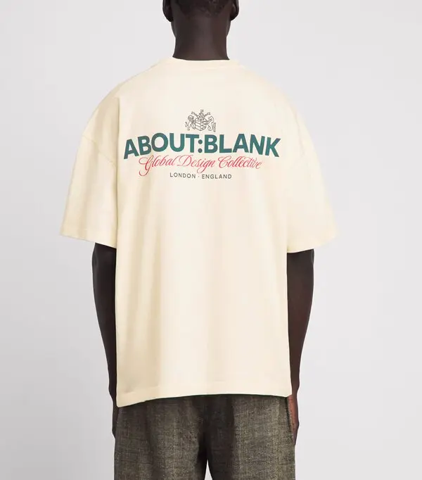 ABOUT:BLANK Cotton Logo Oversized T-shirt