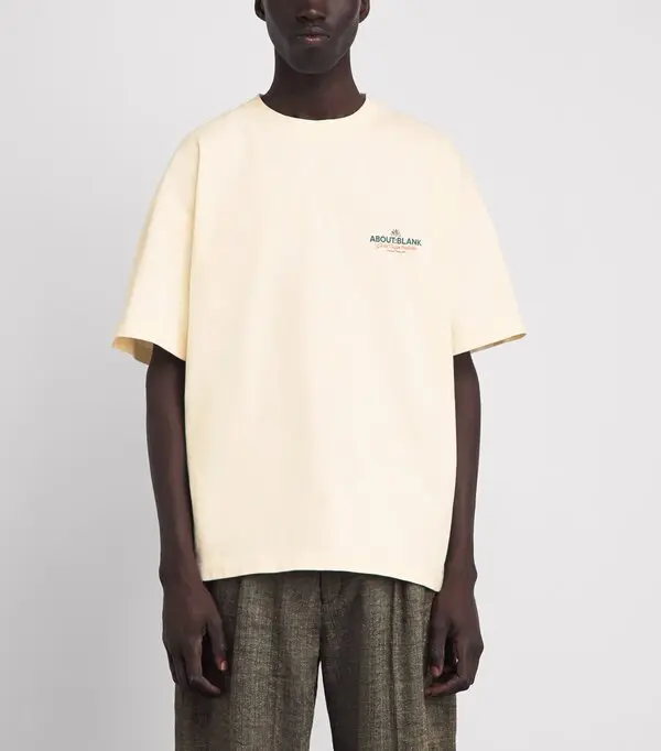 ABOUT:BLANK Cotton Logo Oversized T-shirt