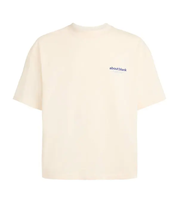 ABOUT:BLANK Cotton Logo Oversized T-shirt