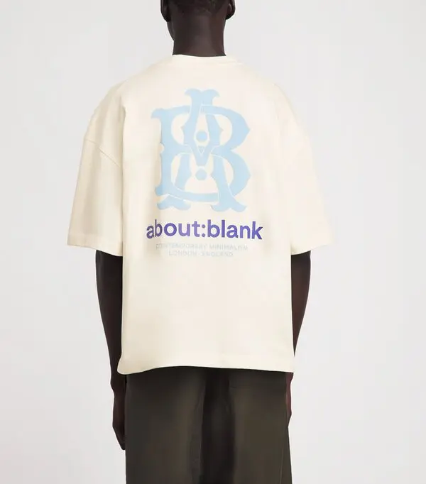 ABOUT:BLANK Cotton Logo Oversized T-shirt