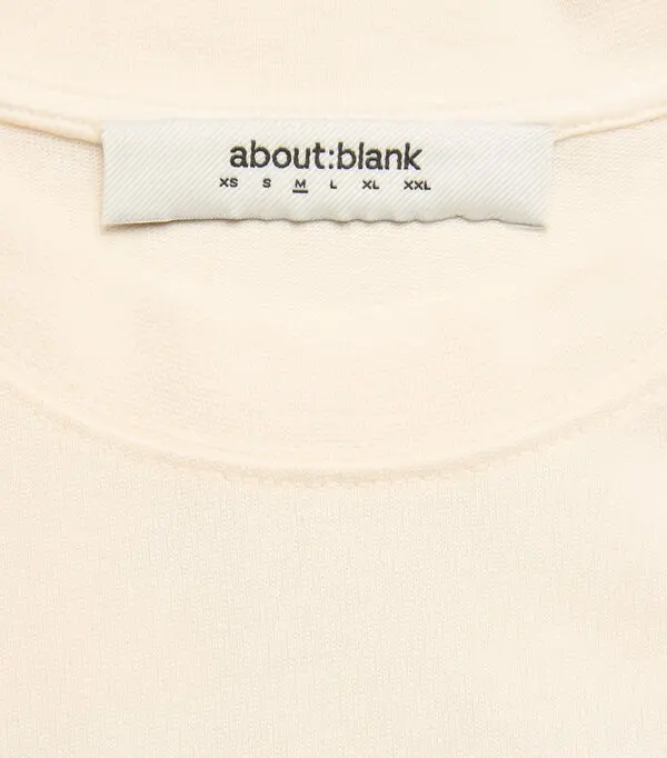 ABOUT:BLANK Cotton Logo Oversized T-shirt