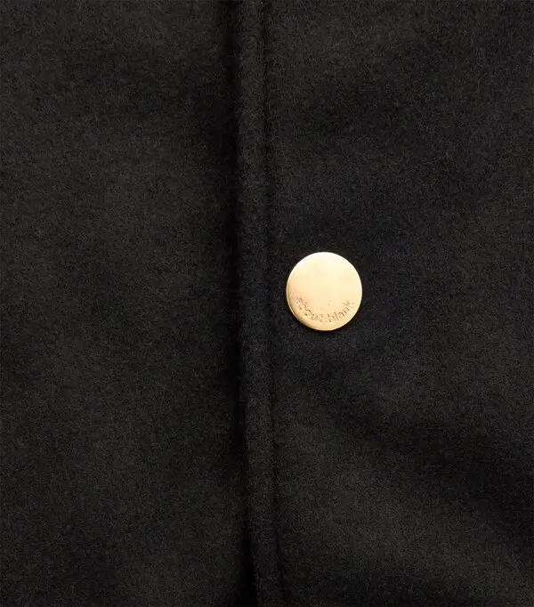 ABOUT:BLANK Leather-wool Letterman Jacket