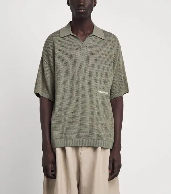 ABOUT:BLANK Knitted Resort Polo Shirt