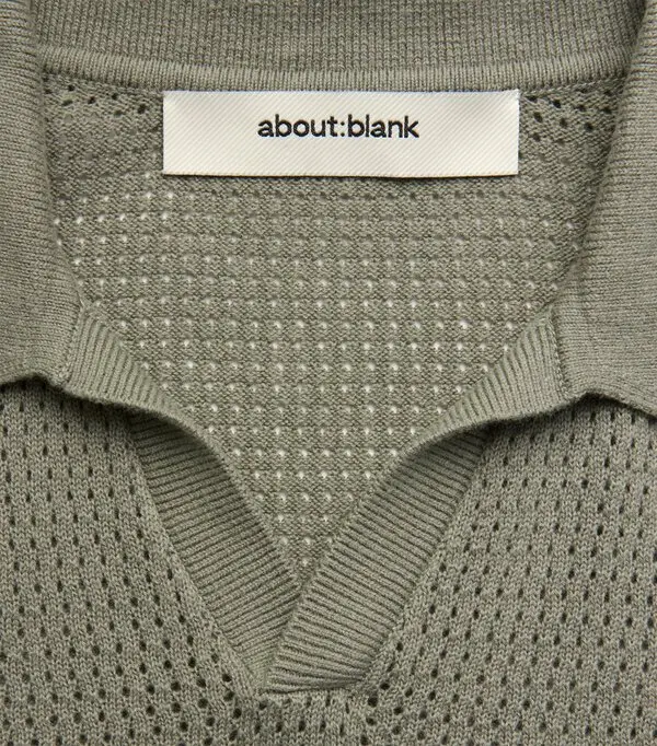 ABOUT:BLANK Knitted Resort Polo Shirt