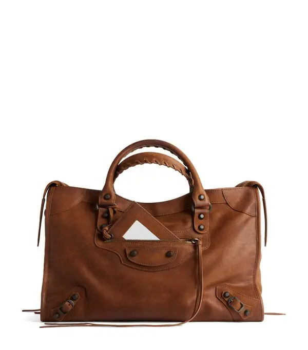 Balenciaga Medium Goatskin Le City Top-handle Bag