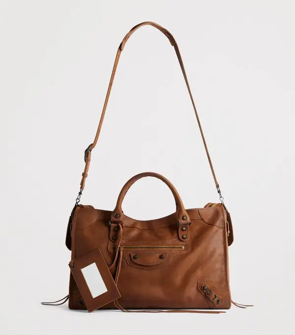 Balenciaga Medium Goatskin Le City Top-handle Bag