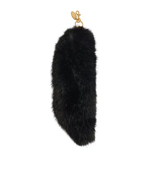 Balenciaga Fur Tail Bag Charm