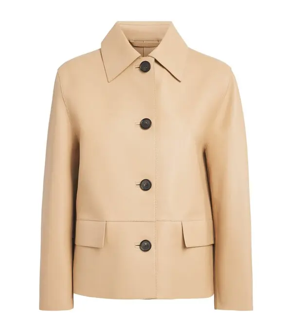 TOTEME Bonded-leather Jacket