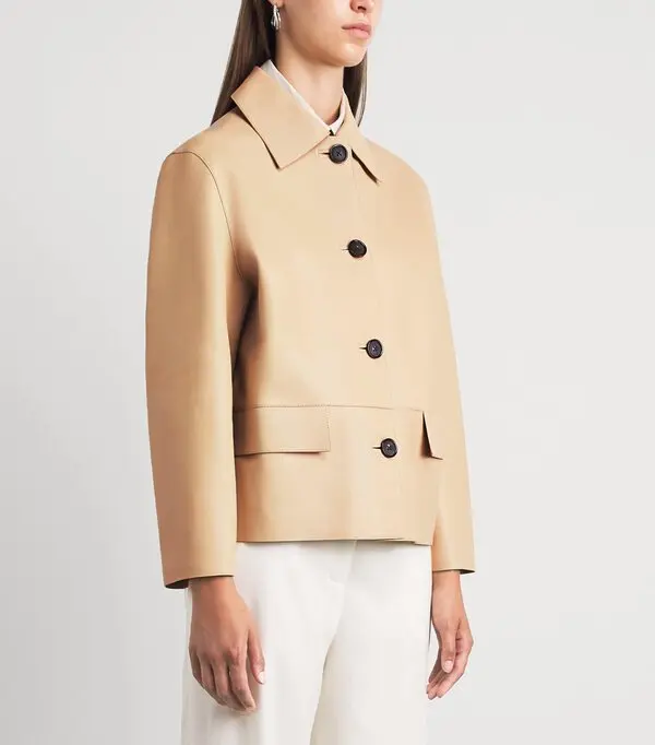 TOTEME Bonded-leather Jacket