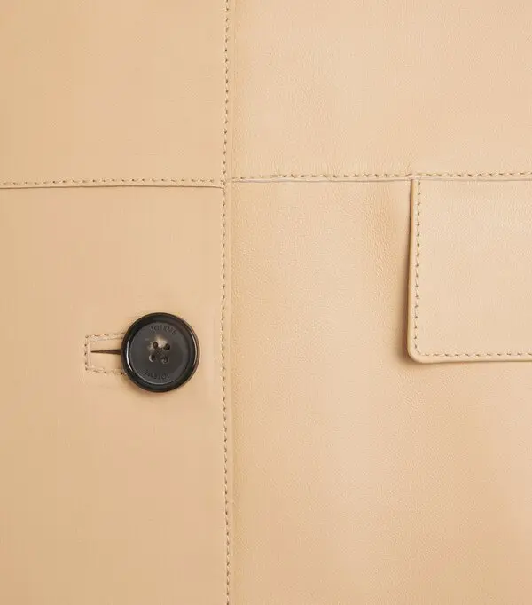 TOTEME Bonded-leather Jacket