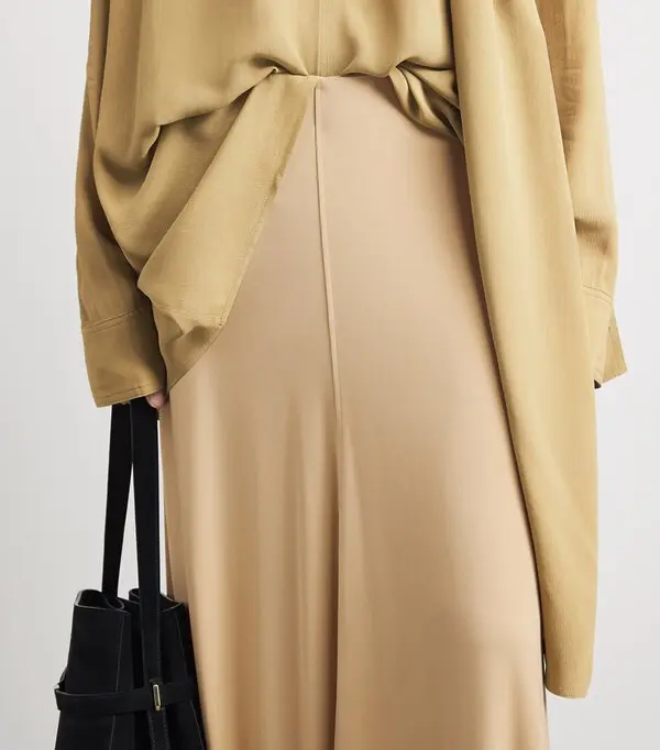 TOTEME Jersey Flared Maxi Skirt