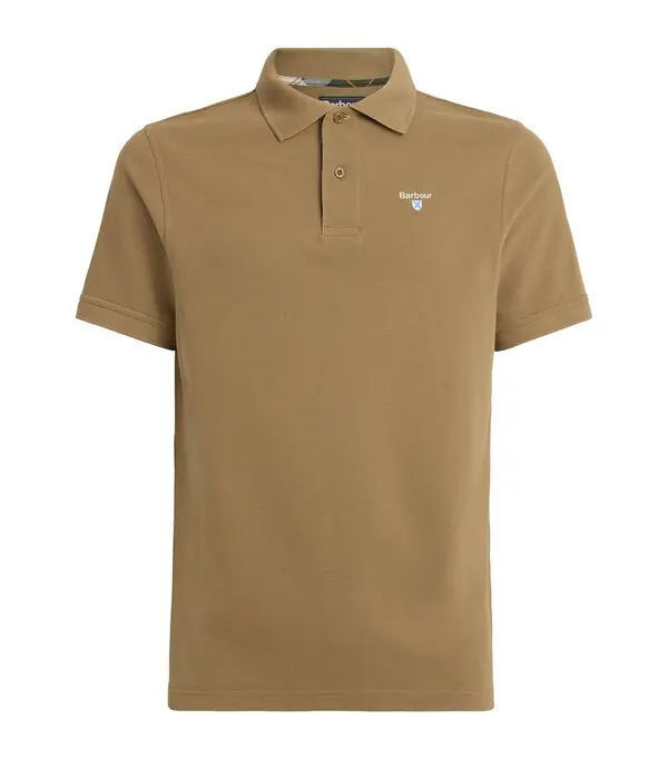 Barbour Cotton Piqué Polo Shirt - Green