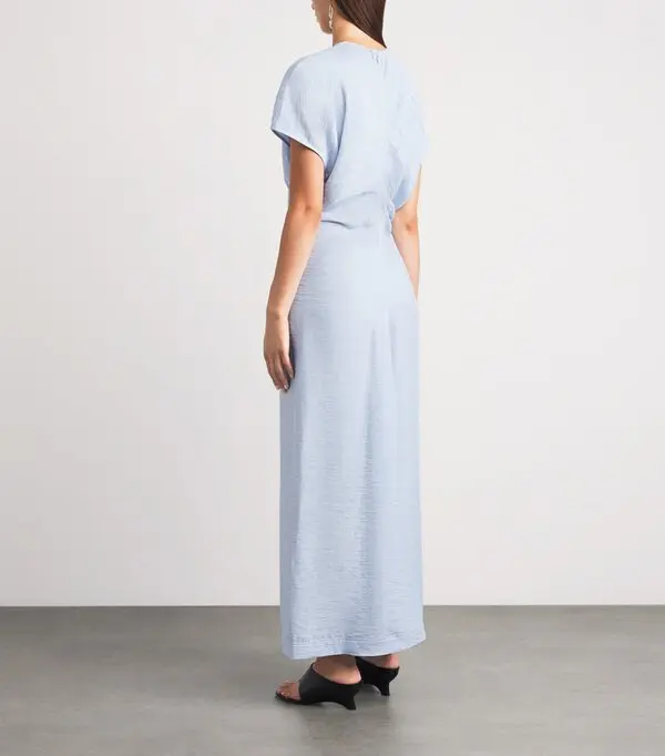 TOTEME Slubbed Slouch-waist Midi Dress