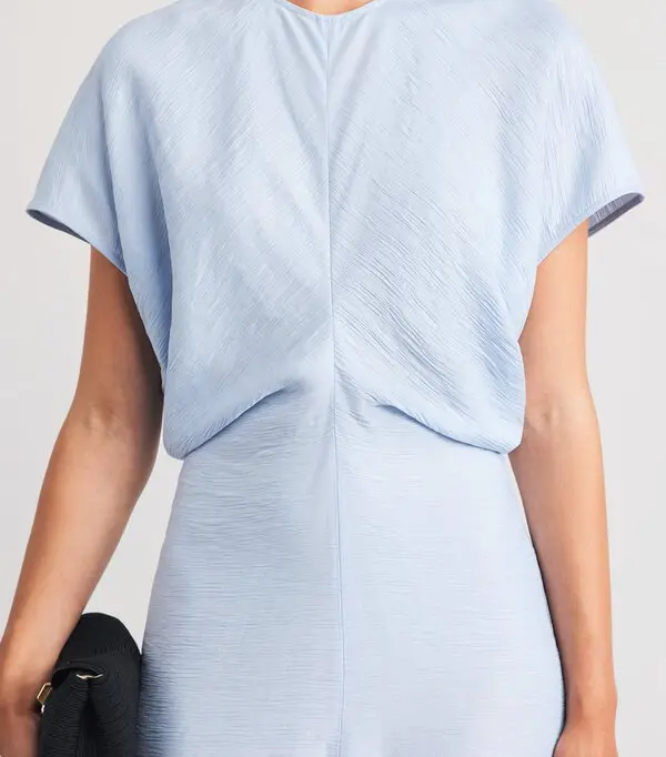 TOTEME Slubbed Slouch-waist Midi Dress