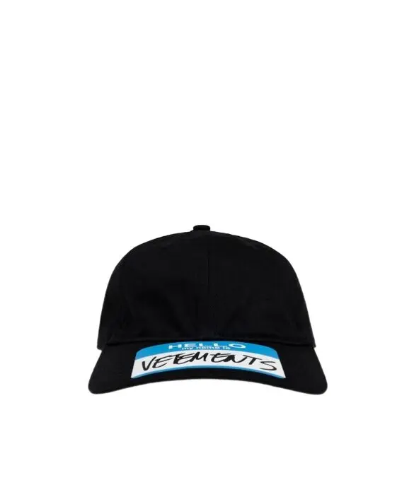 Vetements Logo Detailed Baseball Cap