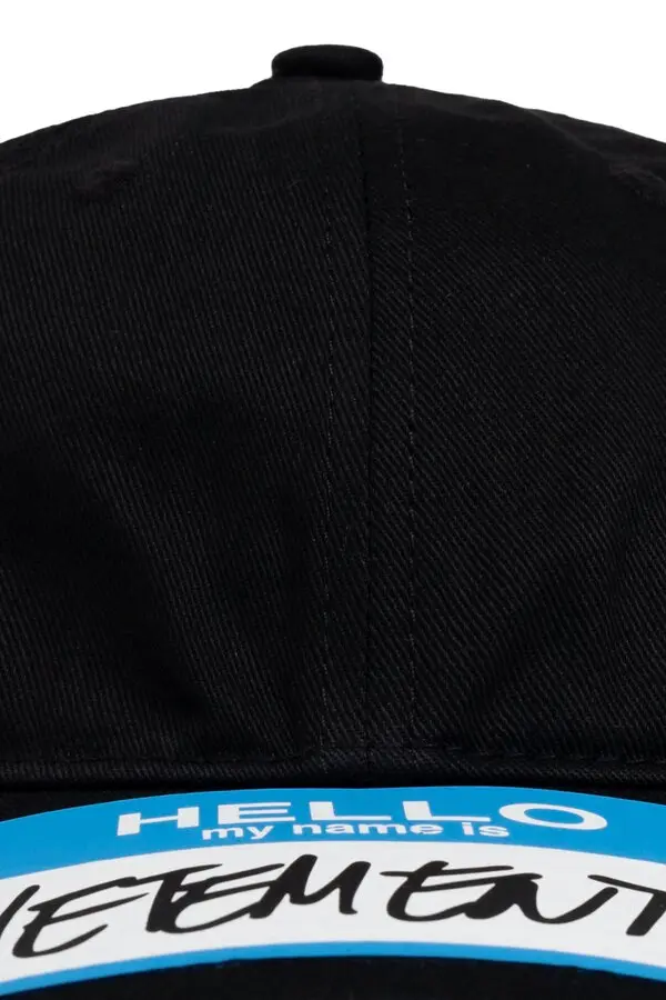 Vetements Logo Detailed Baseball Cap