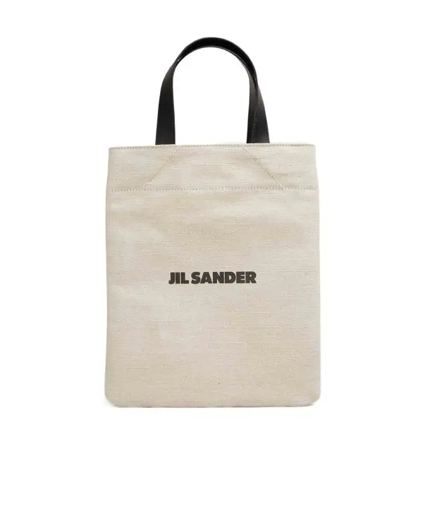 JIL SANDER Logo Top Handle Tote Bag