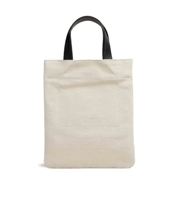 JIL SANDER Logo Top Handle Tote Bag