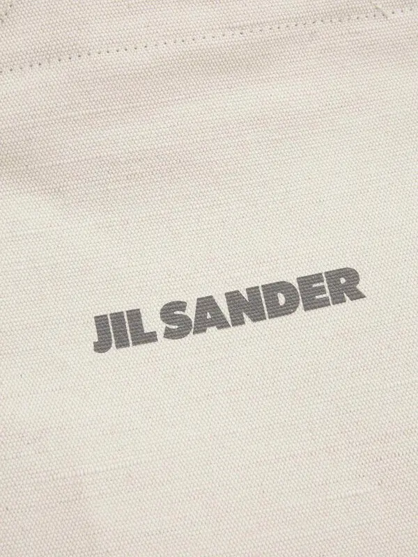 JIL SANDER Logo Top Handle Tote Bag