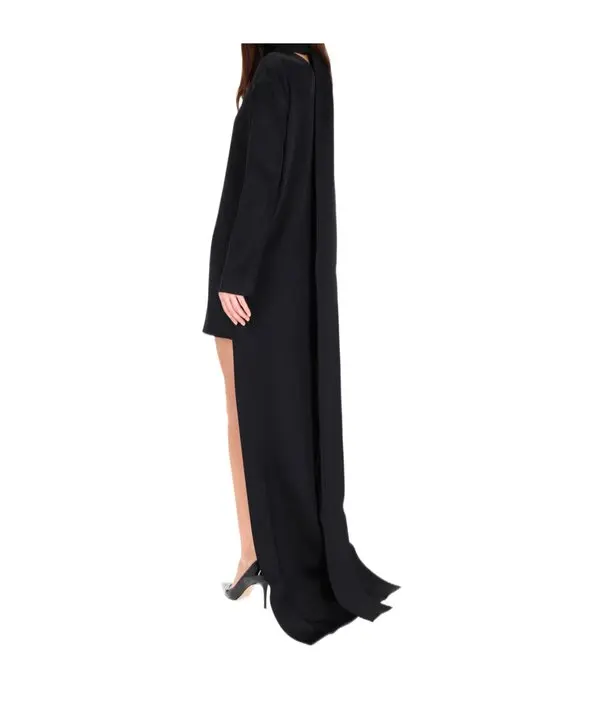 TOM FORD Long Sleeve Asymmetric Mini Dress