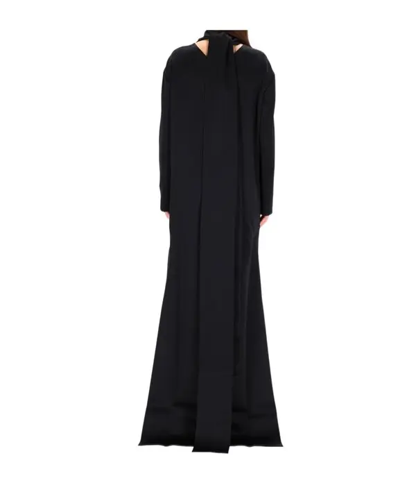 TOM FORD Long Sleeve Asymmetric Mini Dress