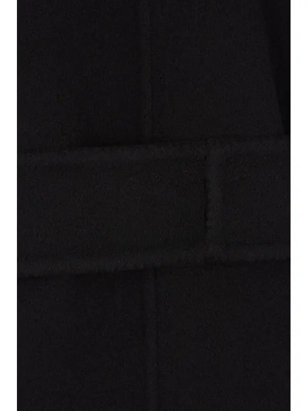 Max Mara Belted Wrap Coat - Black