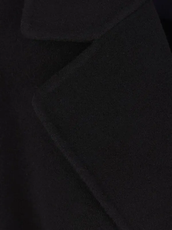 Max Mara Belted Wrap Coat - Black