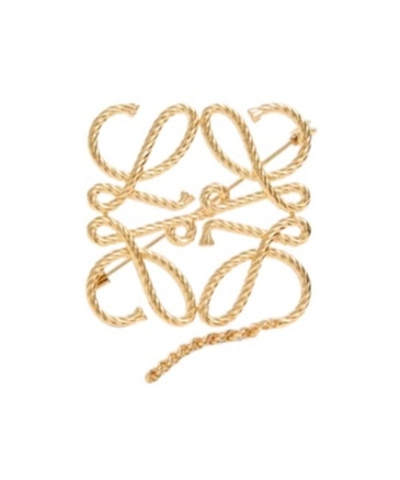 Loewe Broche Anagram - Golden
